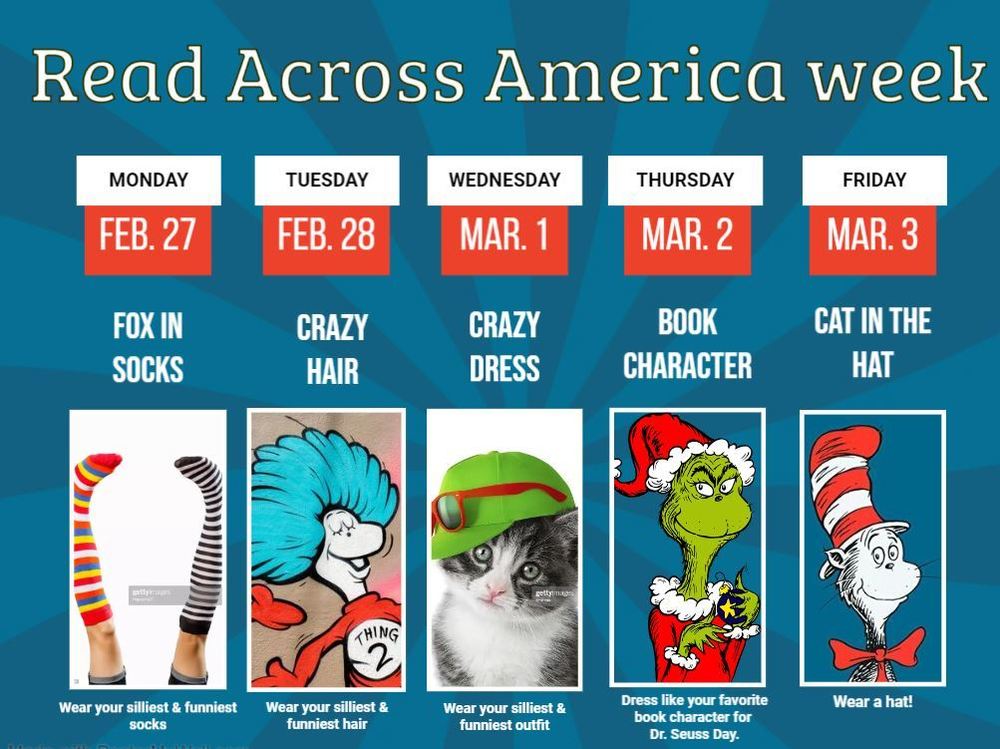 Let's Celebrate Dr. Seuss Week! | Spanishburg Elementary